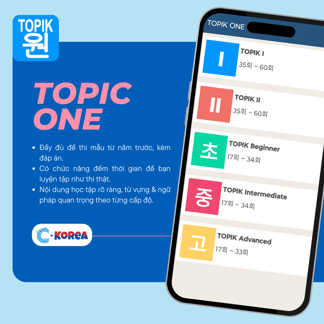 The most effective Topik practice app for Korean learners - C Korea